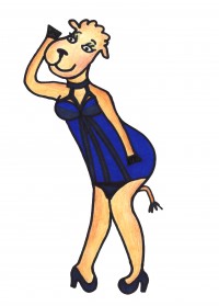 fuzzy wuzzy drawing series – LADYBEAVER