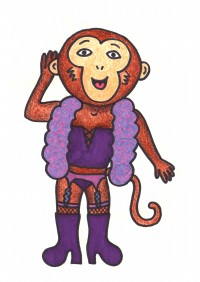 fuzzy wuzzy drawing series – LADYBEAVER