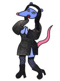 fuzzy wuzzy drawing series – LADYBEAVER